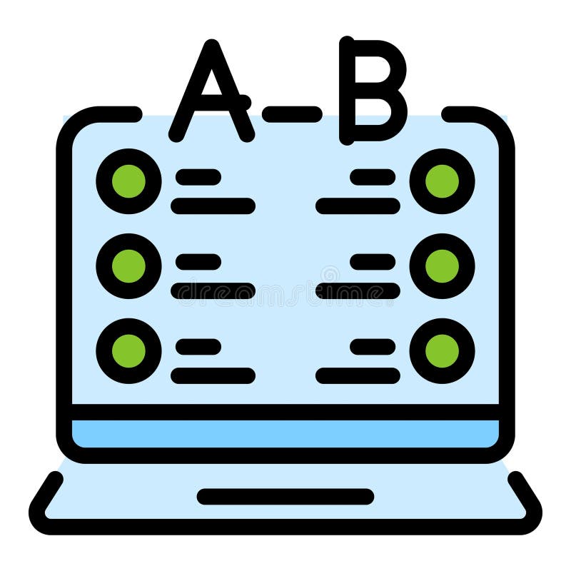 Online School Icon Vector Flat Stock Illustration - Illustration of ...