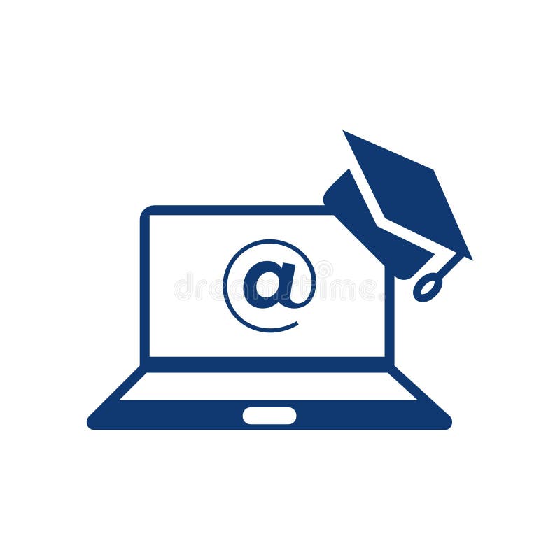 Online school logo stock illustration. Illustration of symbol - 263571146