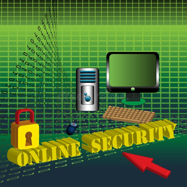 Online Security Background Stock Illustrations – 142,331 Online ...