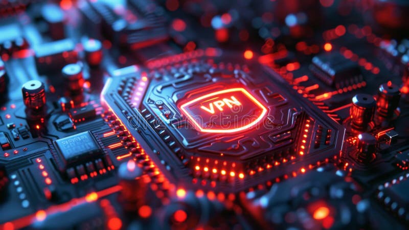Online Security through AI-enhanced VPN Technology on a Circuit Board ...