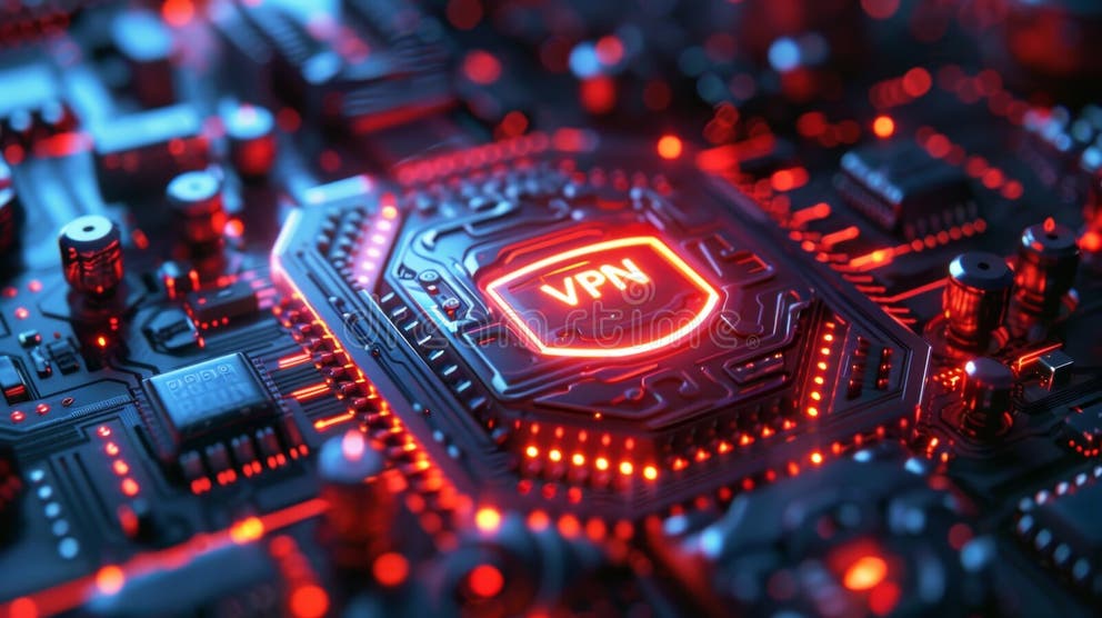 Online Security through AI-enhanced VPN Technology on a Circuit Board ...