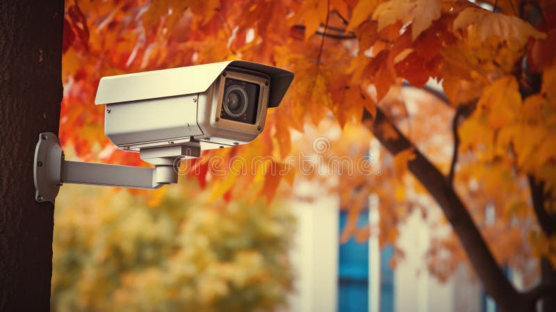 Online Security CCTV Camera Surveillance System Outdoor in a Park Stock ... Online Security CCTV Camera Surveillance System Outdoor in a Park Stock ...