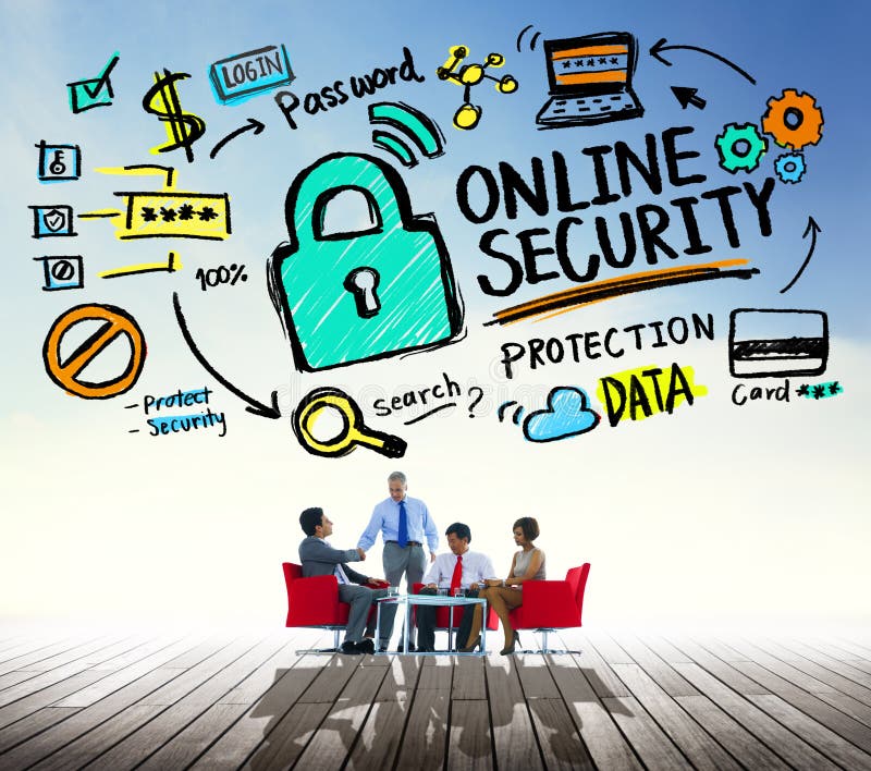 Online Privacy in Word Tag Cloud Stock Illustration - Illustration of ...