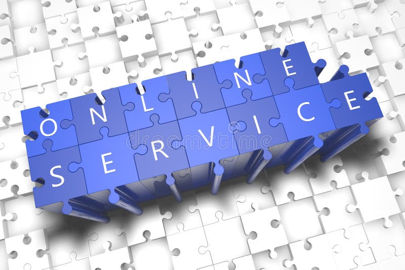Online Service stock illustration. Illustration of digital - 48780303