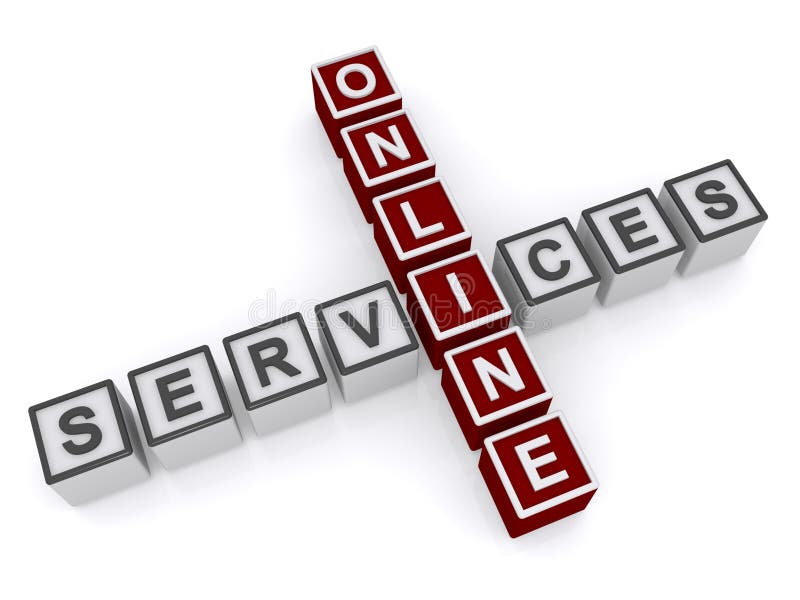 Online Services Set, Website Platform for Training on Lesson, Research ...