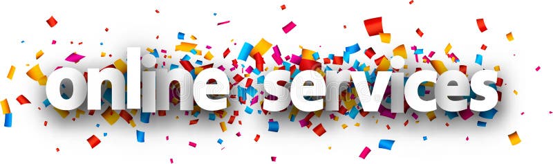 New Product Sign Over Cut Out Ribbon Confetti Background Stock Vector ...