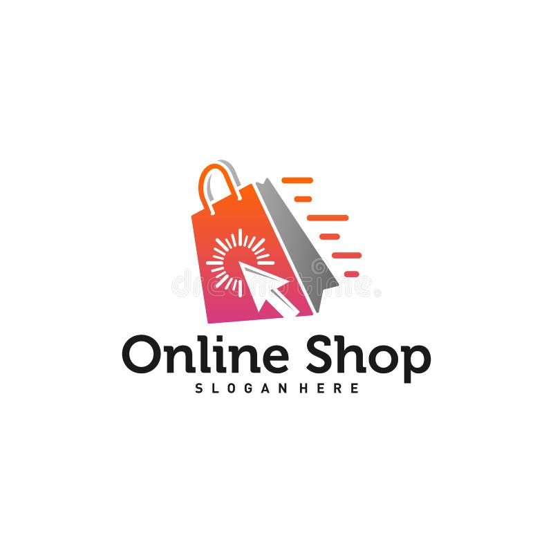 Online Shop Logo Designs Concept Vector, Shop Logo Design Template ...