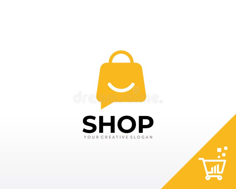 Online Shop Logo. Good Shop Logo Design Vector Stock Vector ...