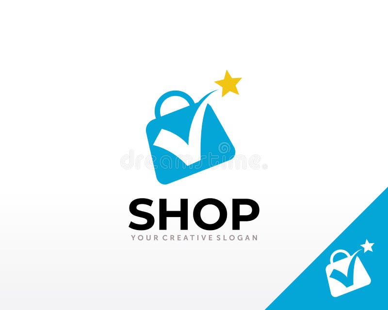 Online Shop Logo. Good Shop Logo Design Vector Stock Vector ...
