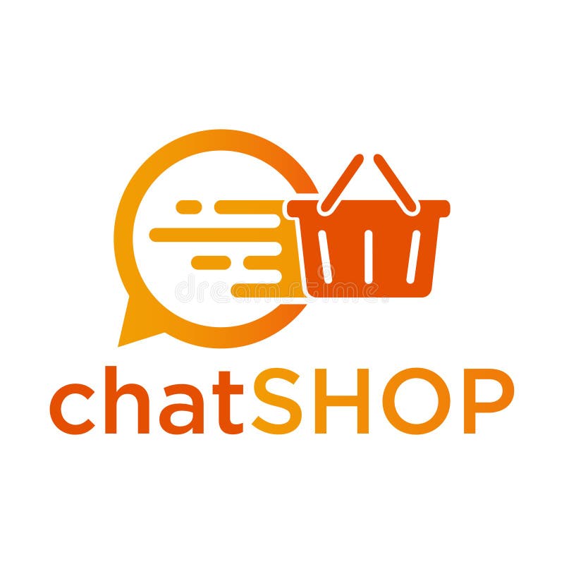 Online Shop Logo Vector Design Template Stock Vector - Illustration of ...