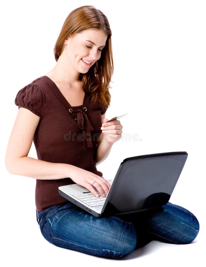 Online Shopping stock image. Image of online, happy, skin - 4819583