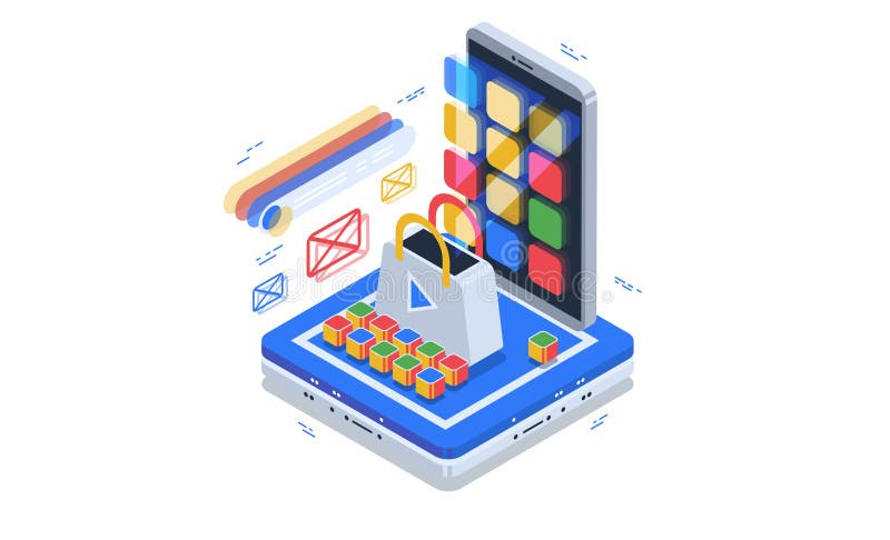 Online Shopping. Application for Online Payment and Product Delivery ...