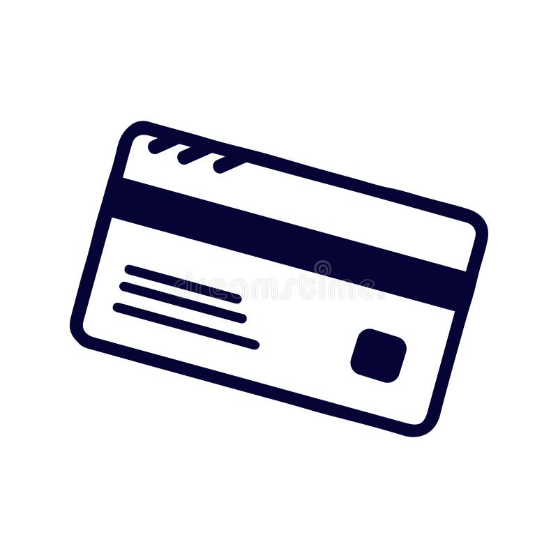 Online Shopping Credit Card Icon Stock Vector - Illustration of ...