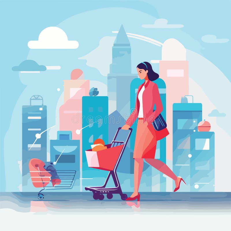 Online Shopping and E-commerce Concept Set. Sale, Orders, Online ...