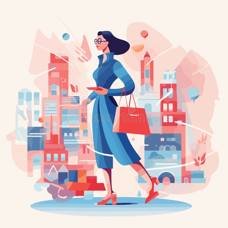 Online Shopping and E-commerce Concept Set. Sale, Orders, Online ...