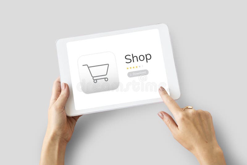 Online Shopping Store Order Concept Stock Photo - Image of convenient ...