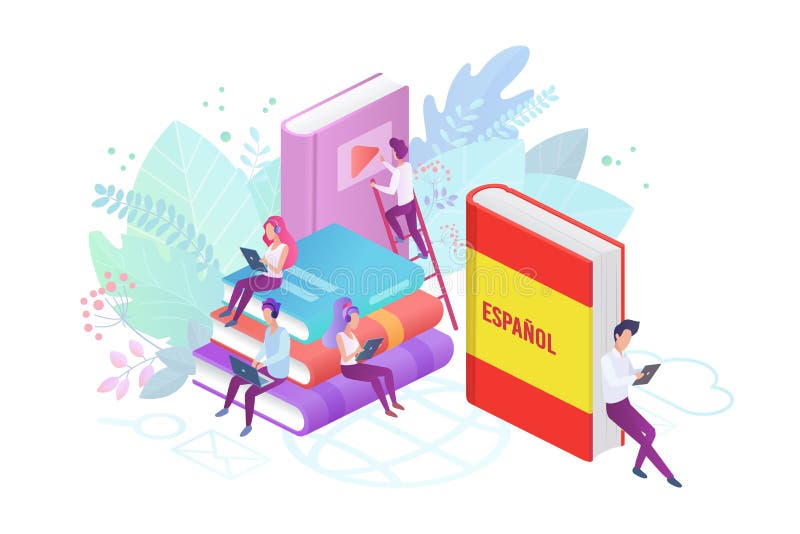 Spanish Language or Spain Web Concept. National Flag Enter Button or ...