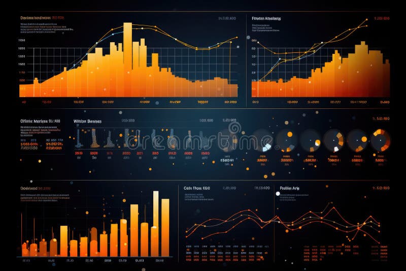 Online Statistics. Business Analytics Infographic. Generative AI Stock ...