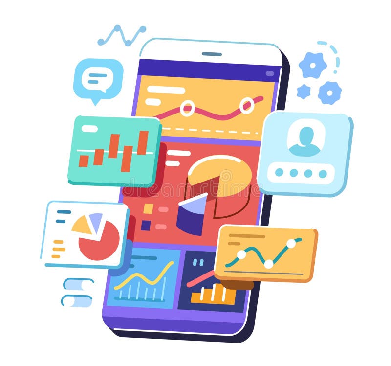Analyzing Charts and Graphs on Smartphone for Data Review. Online ...