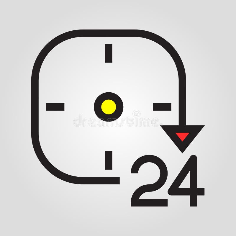 Online Status Icon in Trendy Flat Style Isolated on Grey Background ...