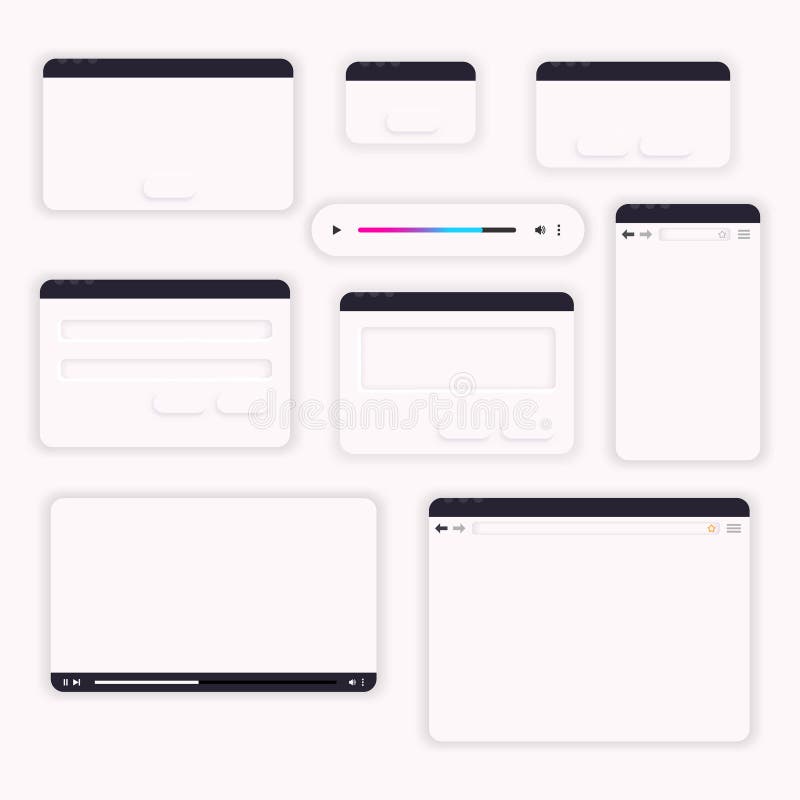 Playbar Stock Illustrations – 12 Playbar Stock Illustrations, Vectors & Clipart - Dreamstime