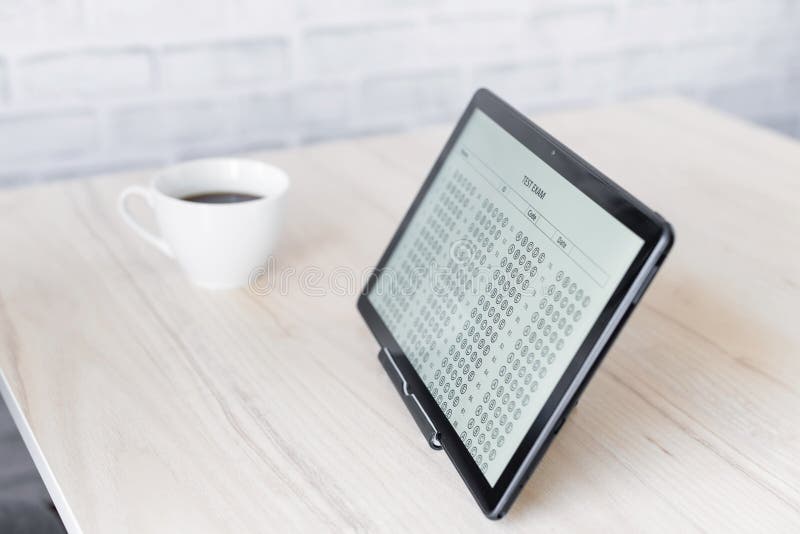 Exam Examination Room or Hall Set Up Ready for Students To Sit Test ...