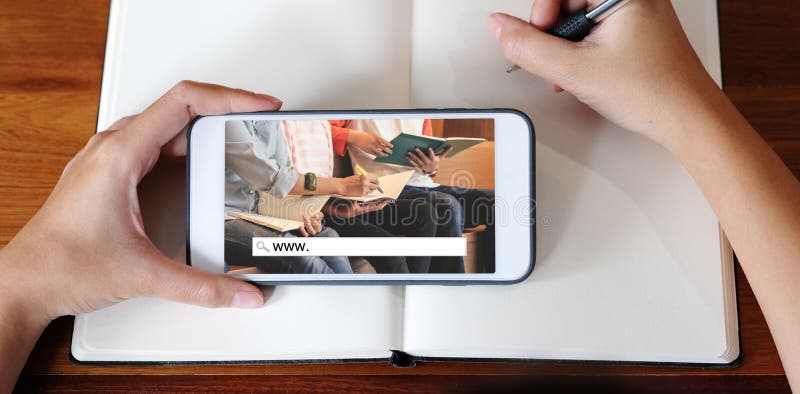 Online Study Class, Www. and Blank Search Bar for E Learning Web Banner ...