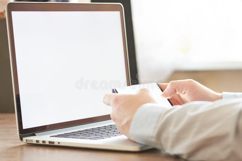 Online study mock-up stock photo. Image of laptop, professional - 109196014