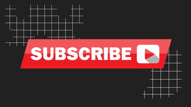 Subscribe banner template stock illustration. Illustration of graphic ...