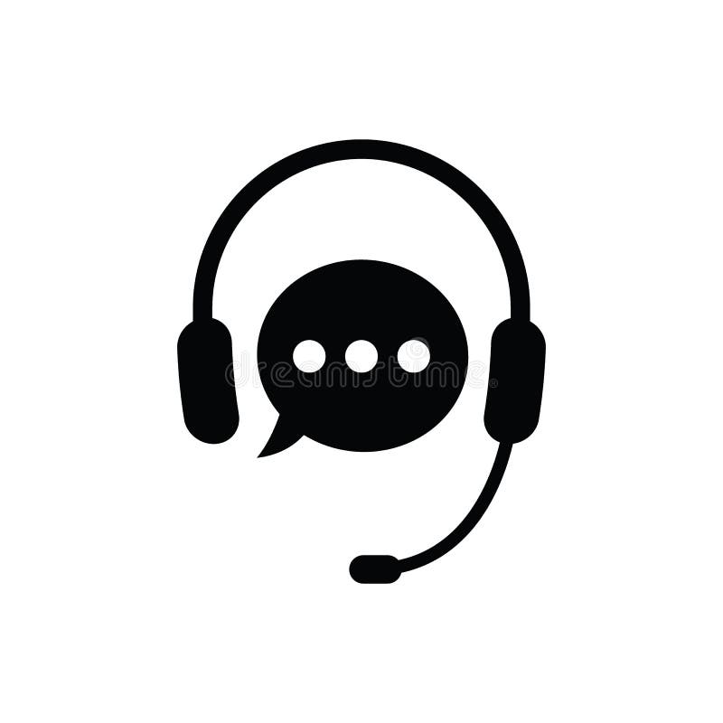 Online Support, Call Operator Icon Stock Vector - Illustration of call ...