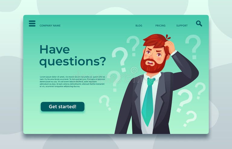 Template Questions Stock Illustrations – 2,387 Template Questions Stock ...