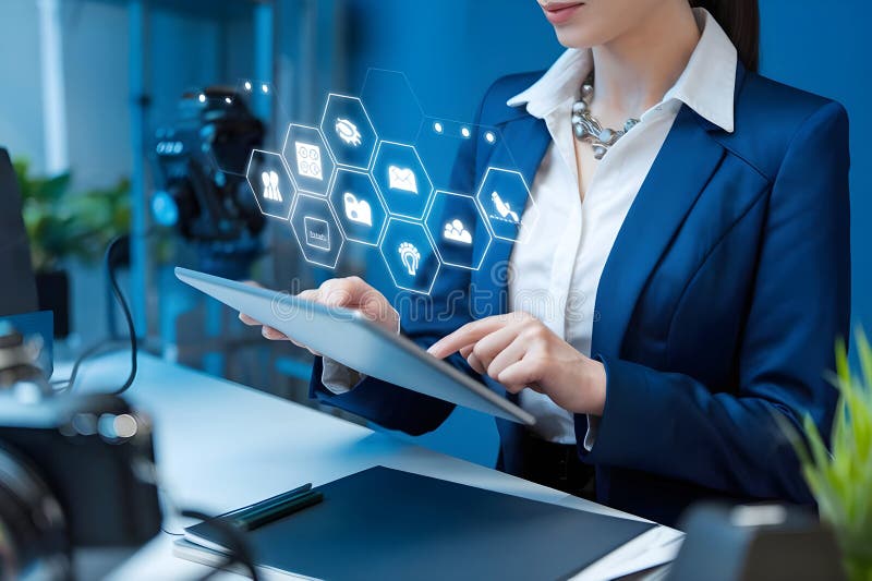 Online Survey Filling Out and Digital Form Checklist by Laptop Computer ...