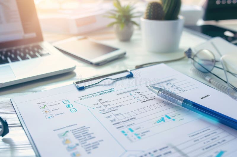 Online Survey Form Answering Test Questions with Checkboxes Education ...