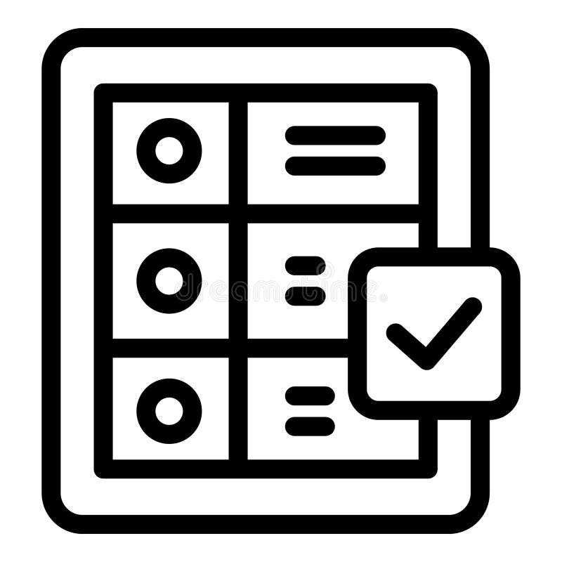 Online Survey Form Being Completed on a Tablet Computer Stock ...