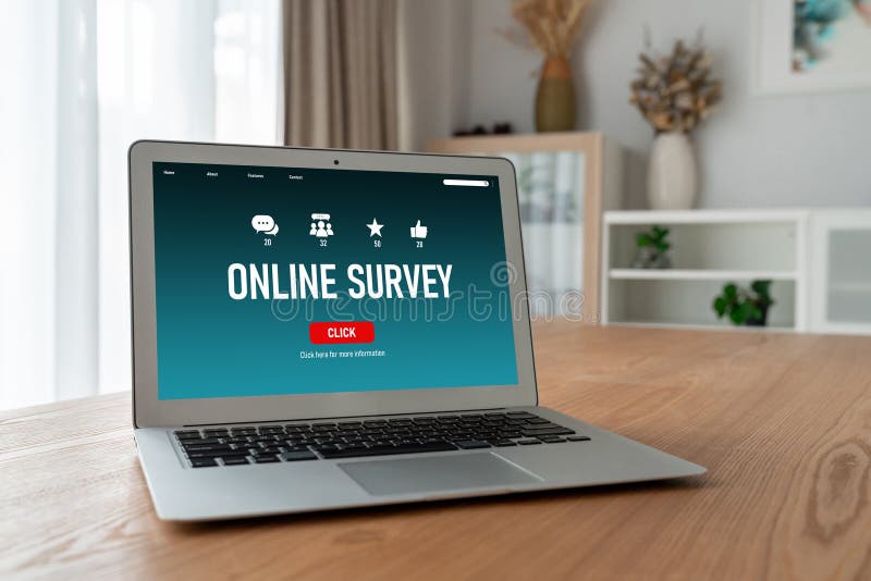 Online Survey Form for Modish Digital Information Collection Stock ...