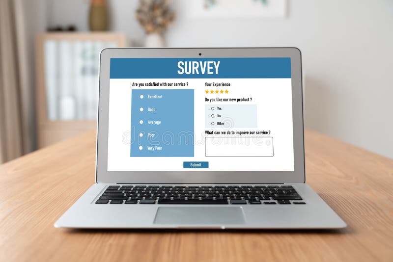 Online Survey Form for Modish Digital Information Collection Stock ...