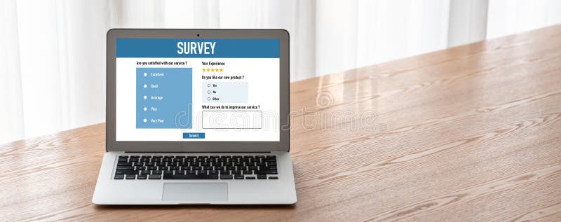 Online Survey Form for Modish Digital Information Collection Stock ...