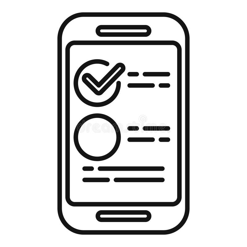 Online Survey Form Showing on Smartphone Screen for Voting or Feedback ...