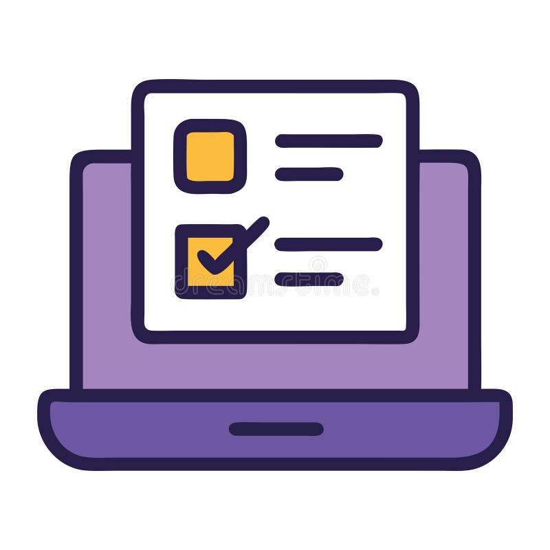 Online Survey Icon stock vector. Illustration of analytics - 360270237