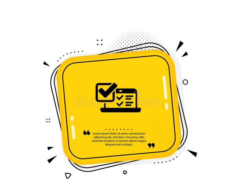 Online Survey Icon. Select Answer Sign. Vector Stock Vector ...