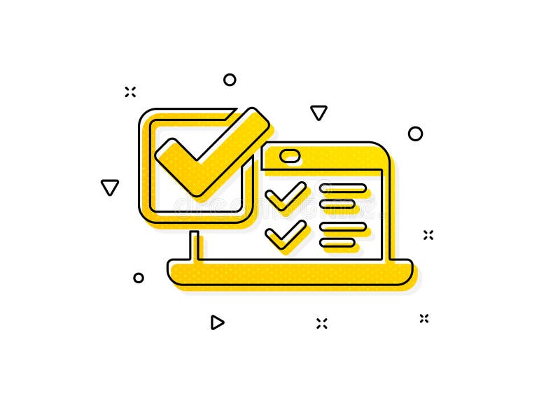 Online Survey Icon. Select Answer Sign. Vector Stock Vector ...