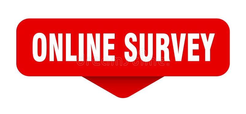 Online Survey Sticker. Online Survey Sign on Transparent Background ...