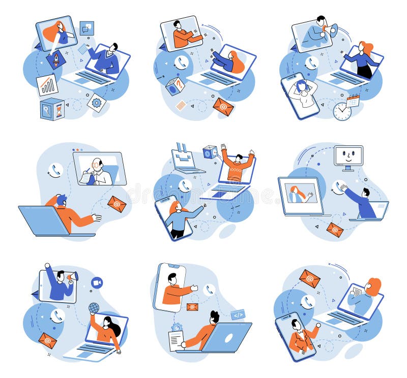 Online Team. the Online Community Served As Hub for Business ...