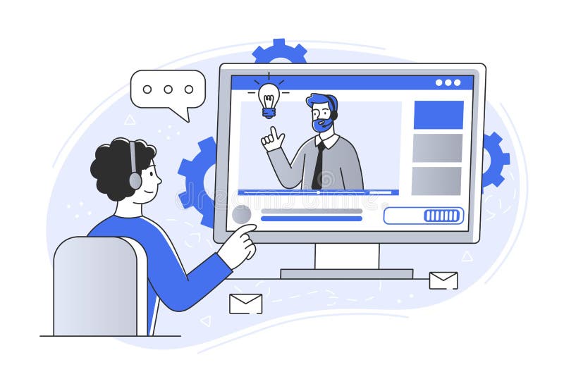 Online technical support stock vector. Illustration of support - 263559040