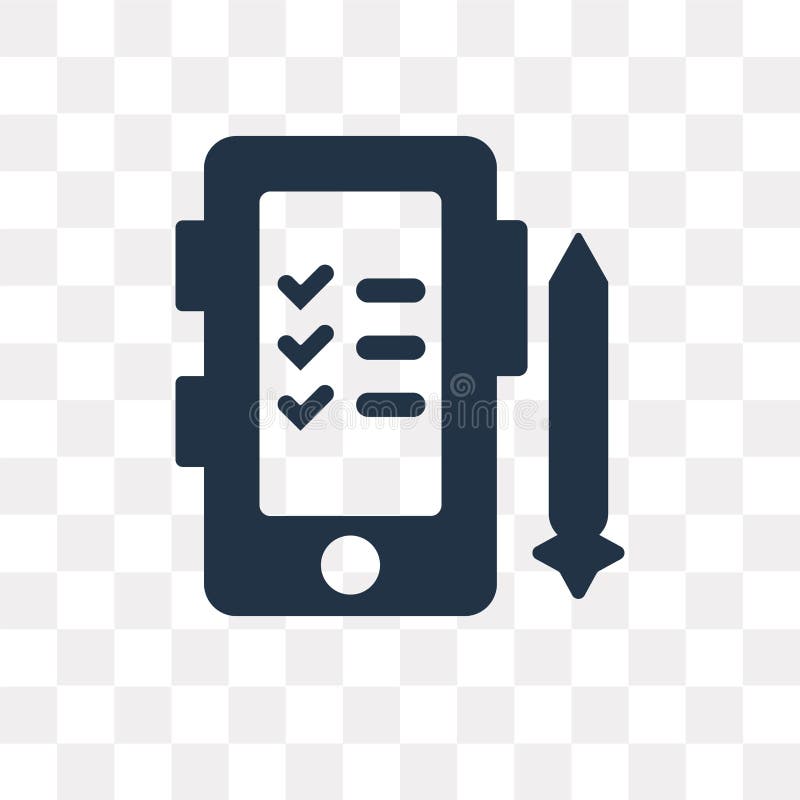 Online Test Vector Icon Isolated on Transparent Background, Line Stock ...