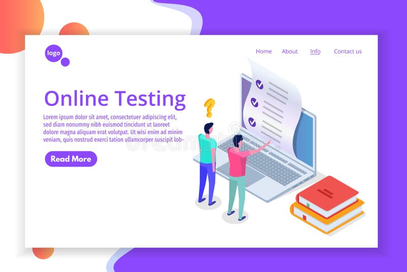 Online Testing, E-learning, Education Concept. People Cannot Solve the ...