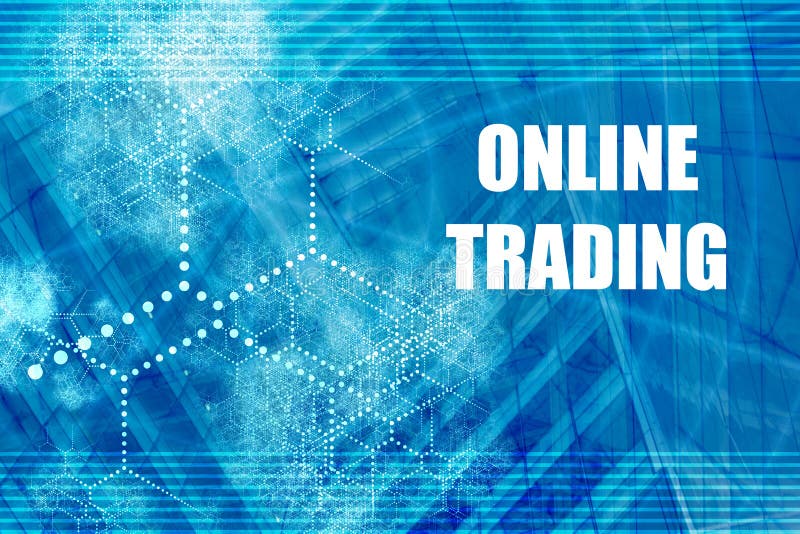 Online Trading stock illustration. Illustration of trading - 6542265