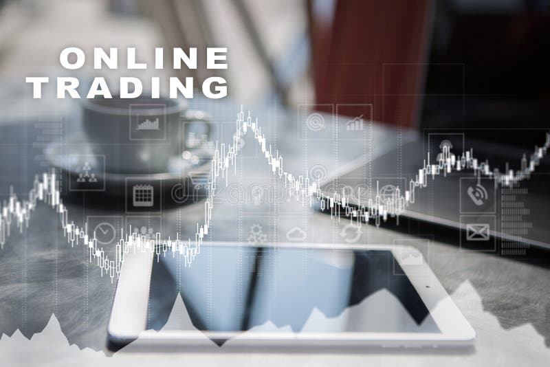 Online Trading. Internet Investment. Business and Technology Concept ...