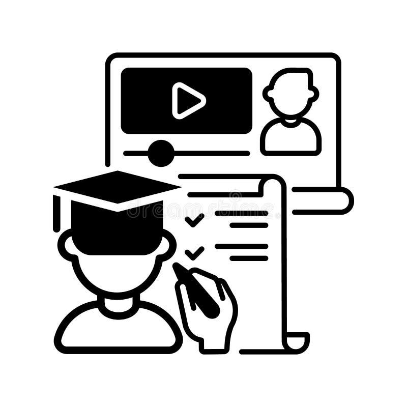 AI Bot Training Black and White Concept Vector Spot Illustration Stock ...