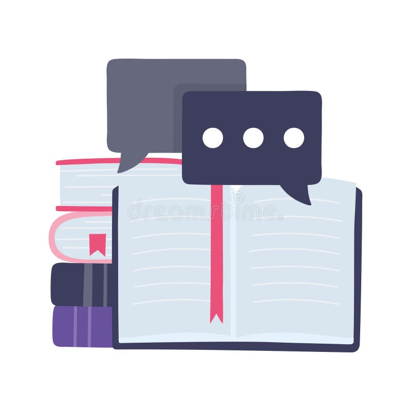 Online Training, Books Chatting Bubbles, Education and Courses Learning ...